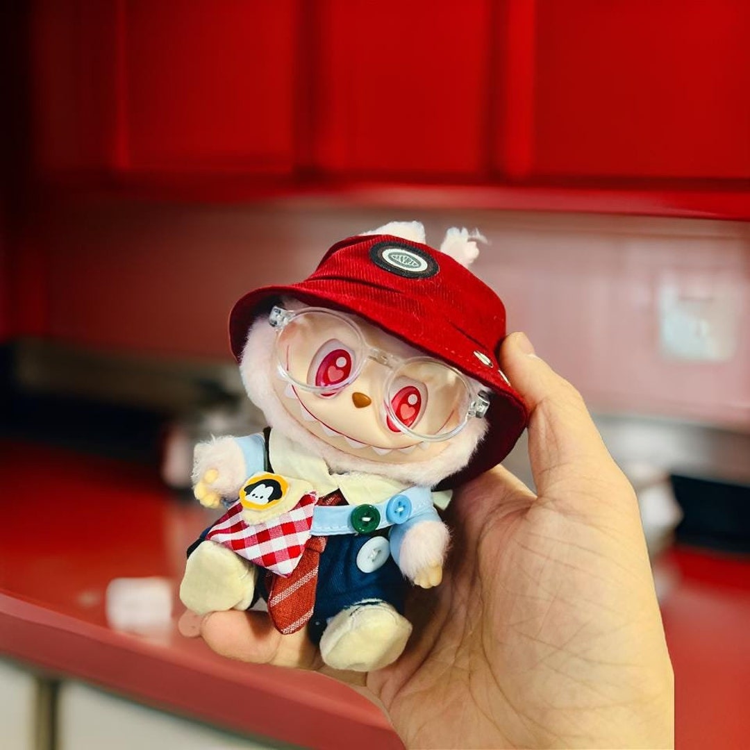 Labubu School Uniform Style Outfit Labubu Have a Seat Labubu Macaron - Etsy