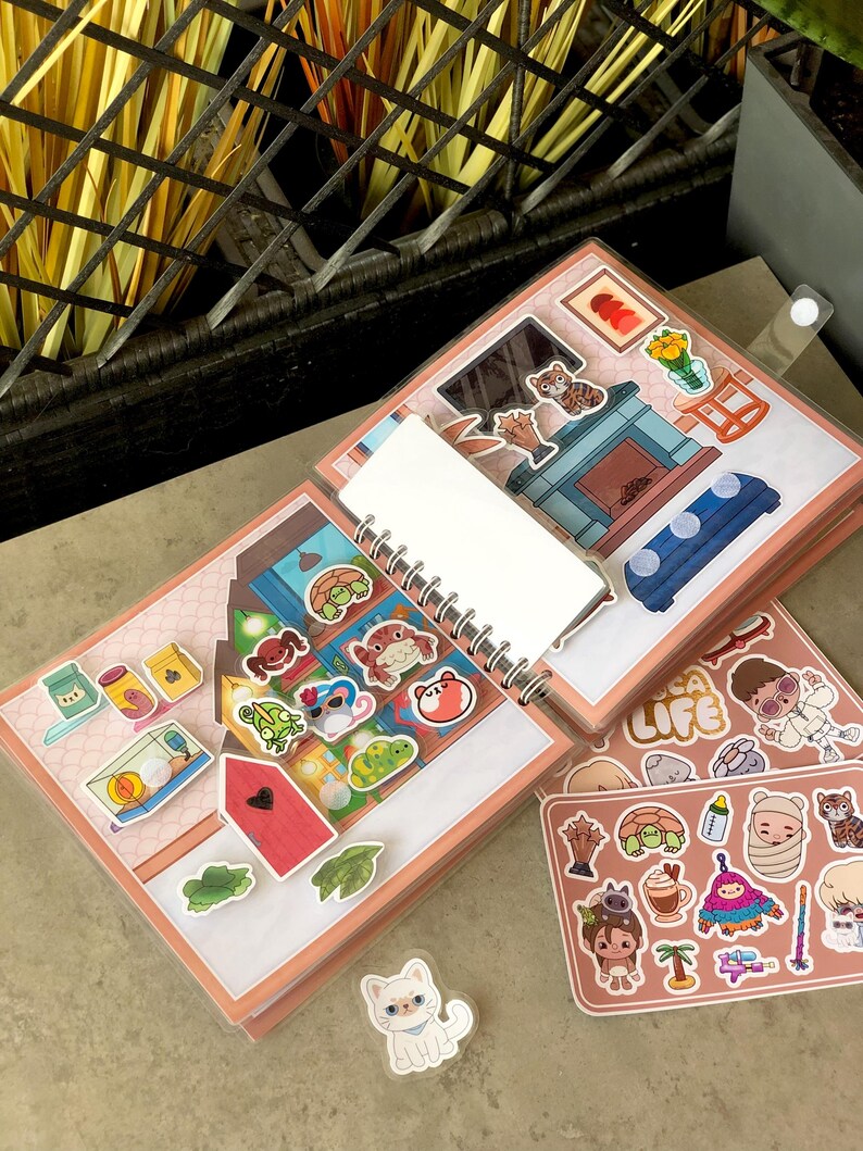 Toca Boca Dream House - Busy Book, Board Game. Interactive Educational ...