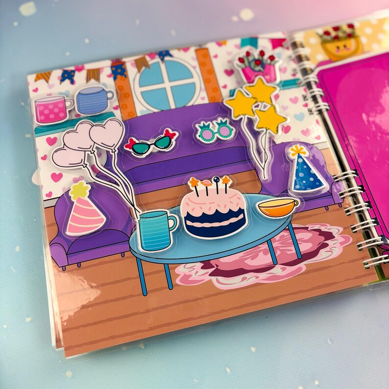 Piggy Peppa Dream House. Busy Book and Coloring Book for Kids. Learning ...