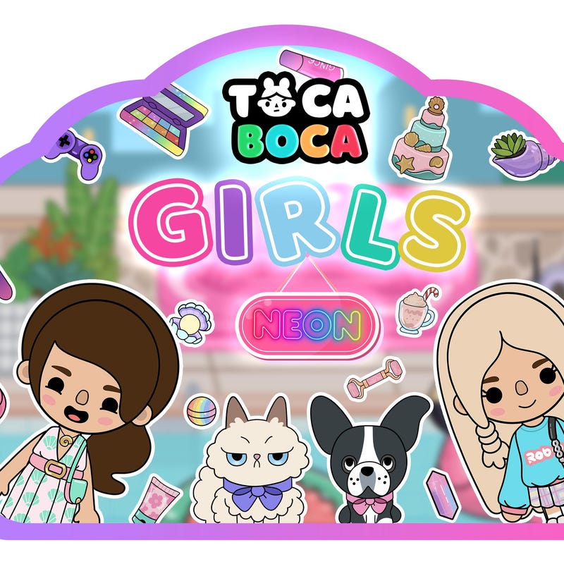 Toca Boca Stickers - Etsy