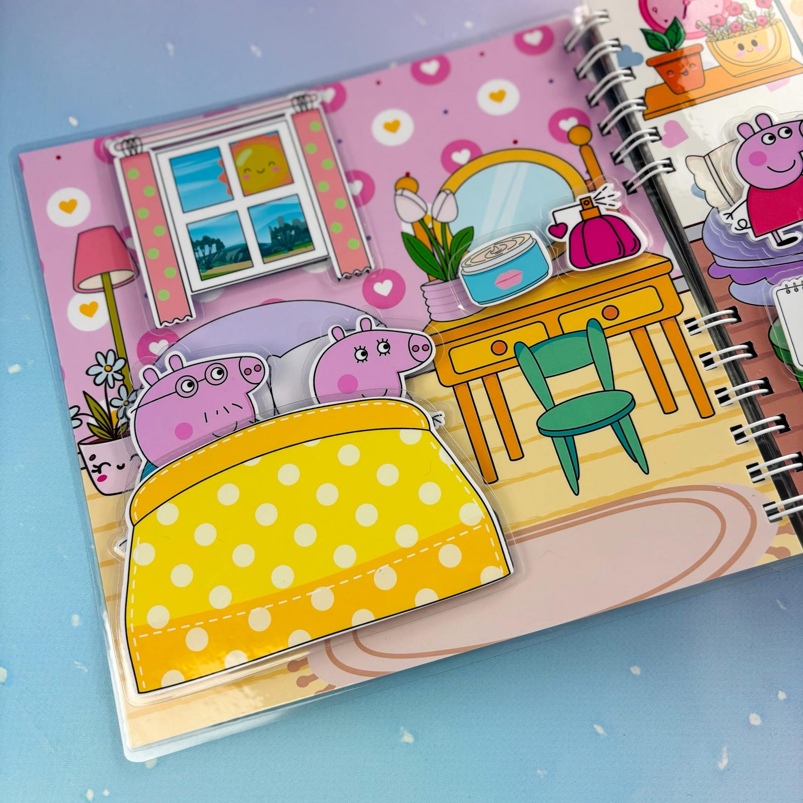 Piggy Peppa Dream House. Busy Book and Coloring Book for Kids. Learning ...