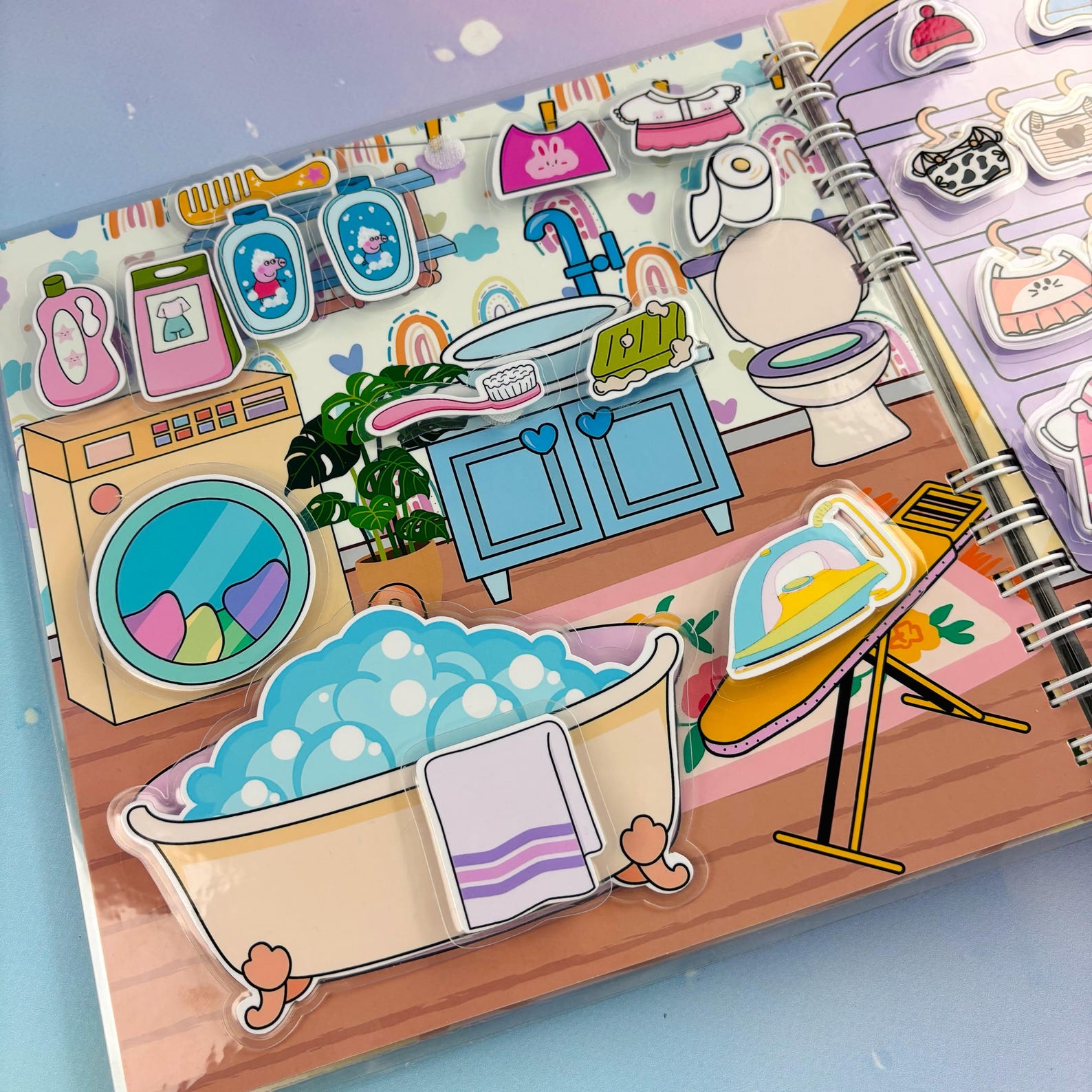 Piggy Peppa Dream House. Busy Book and Coloring Book for Kids. Learning ...