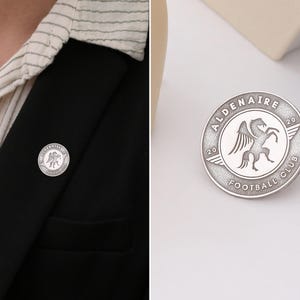 Custom Logo Pin, Engraved Lapel Badge, Company Gift - Etsy