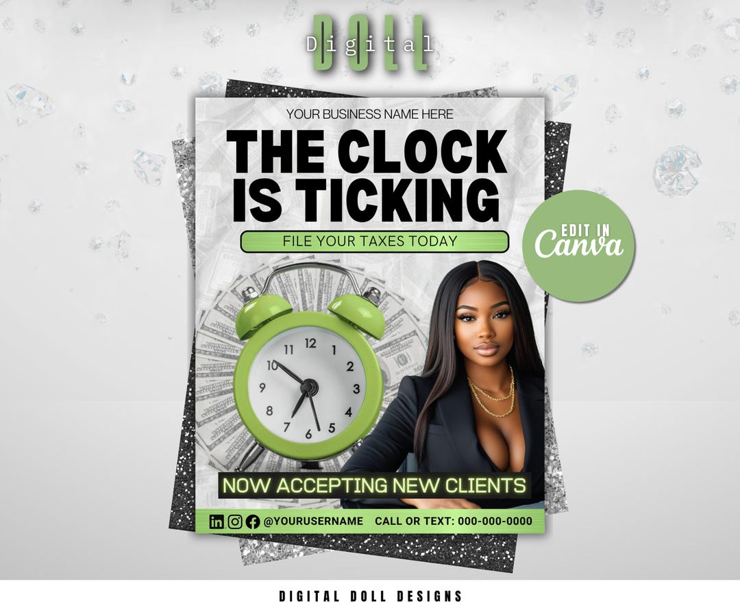 Tax Prep Flyer, Now Accepting New Clients Tax Season Flyer, Tax Prep ...