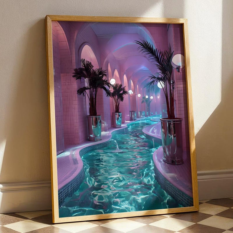 Vaporwave Poster - Etsy