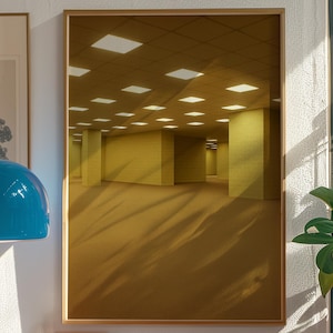 The Backroom Wallpaper - Etsy