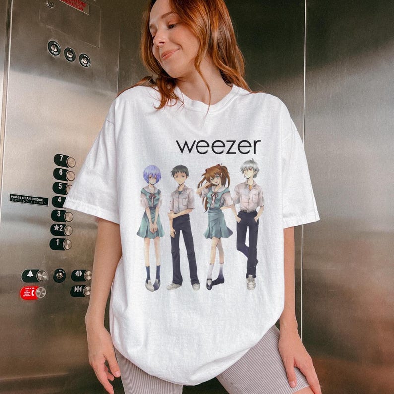 Weezer X Evangelion Meme Shirt, Shinjipilled NGE Top - Etsy