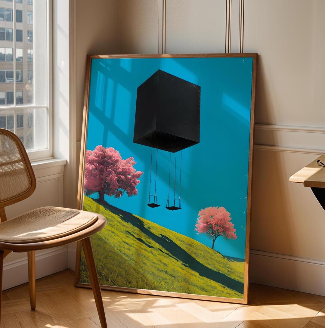 Weirdcore Poster Print, Liminal Dreamcore Wall Art, Weird Core Art for ...