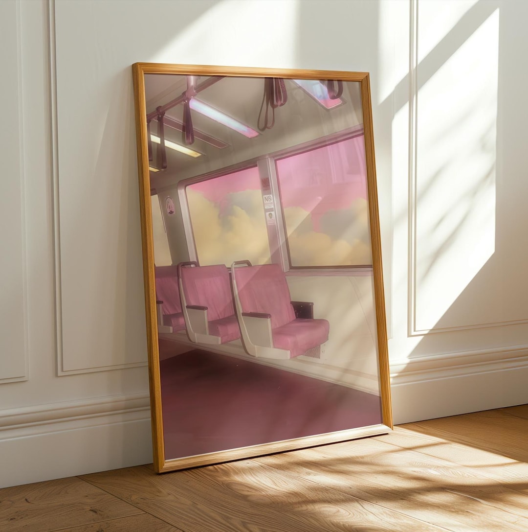 Liminal Space Pink Poster, Liminal Space Decor, Urban Exploration Art ...