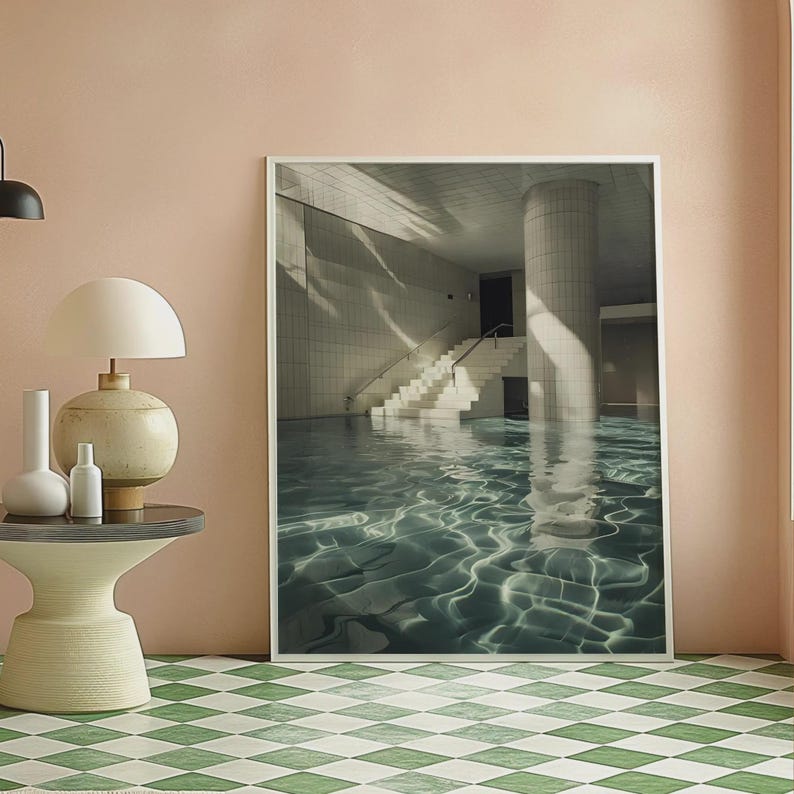 Pool Rooms Poster: Liminal Space Art, Backrooms Print (digital Download ...