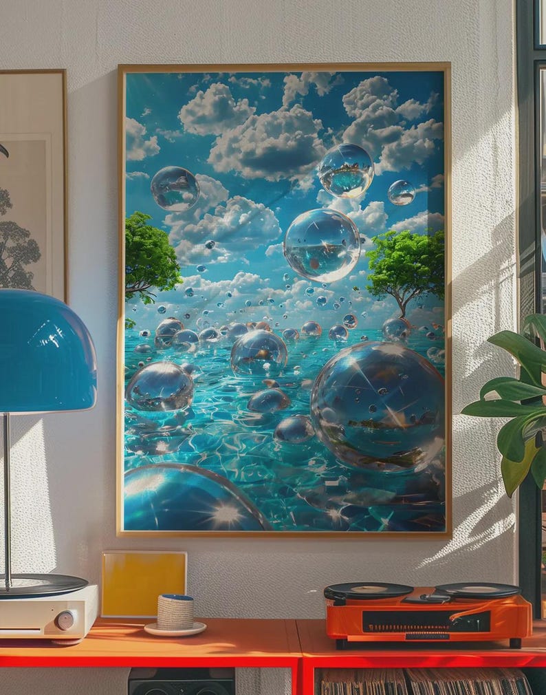 DIGITAL DOWNLOAD- Frutiger Aero Wall Art, Cybercore Dorm Decoration ...