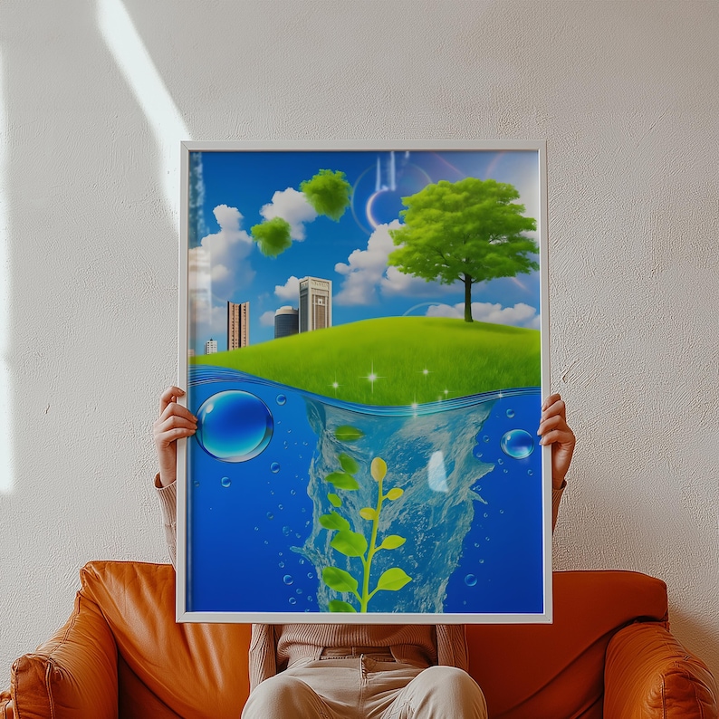 Frutiger Aero Poster, Y2K Aesthetic, 2000s Internet Decor (digital ...