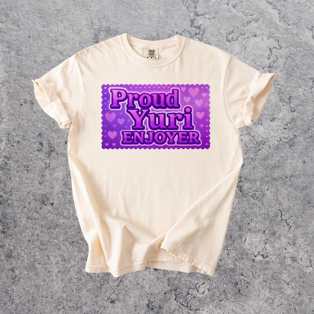 Proud Yuri Enjoyer Shirt - WLW Sapphic Pride Month Tee - Etsy