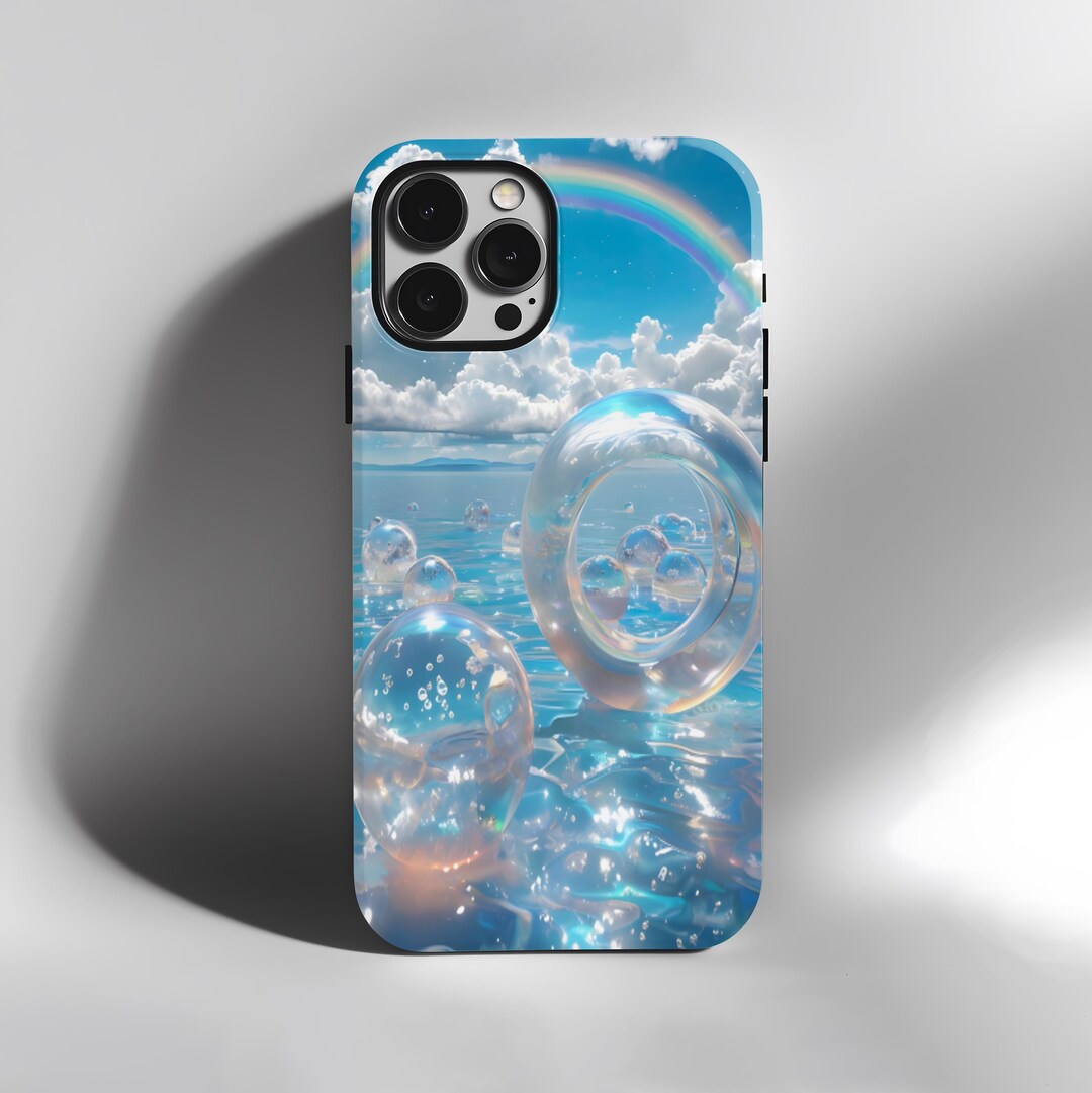 Frutiger Aero iPhone Case, Early 2000s Style, Retro Futuristic iPhone ...