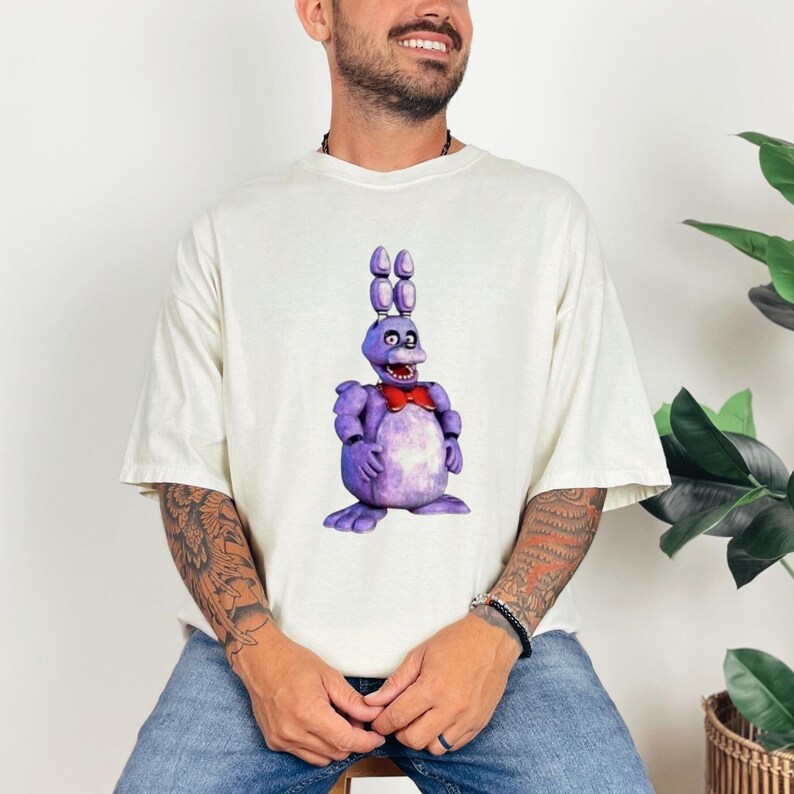 Bonnie FNAF Big Chungus Shirt, Brainrot Horror Game Humor - Etsy