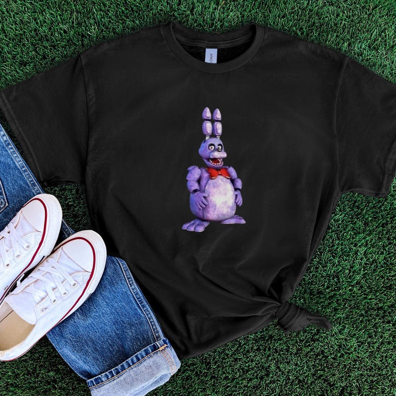 Bonnie FNAF Big Chungus Shirt, Brainrot Horror Game Humor - Etsy