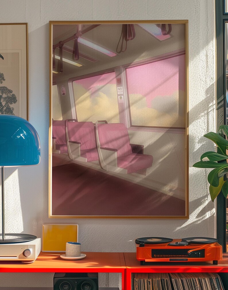 Liminal Space Pink Poster, Liminal Space Decor, Urban Exploration Art ...