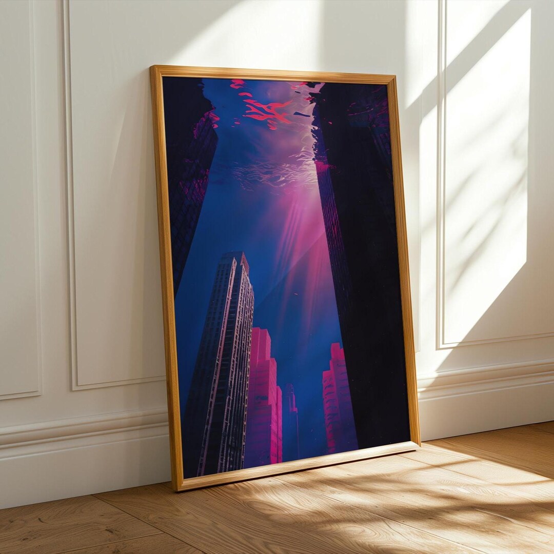 Surreal Retro Cybercore Poster, Liminal Space Art, Frutiger Aero Print ...