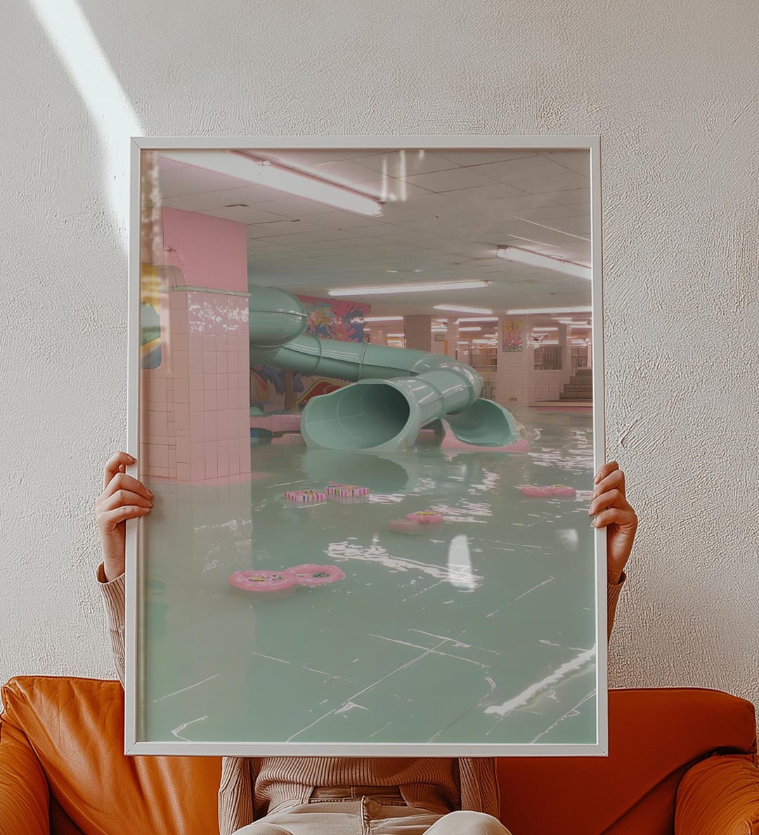 Liminal Space Art Poster, the Backrooms Game, Eerie Urban Exploration ...