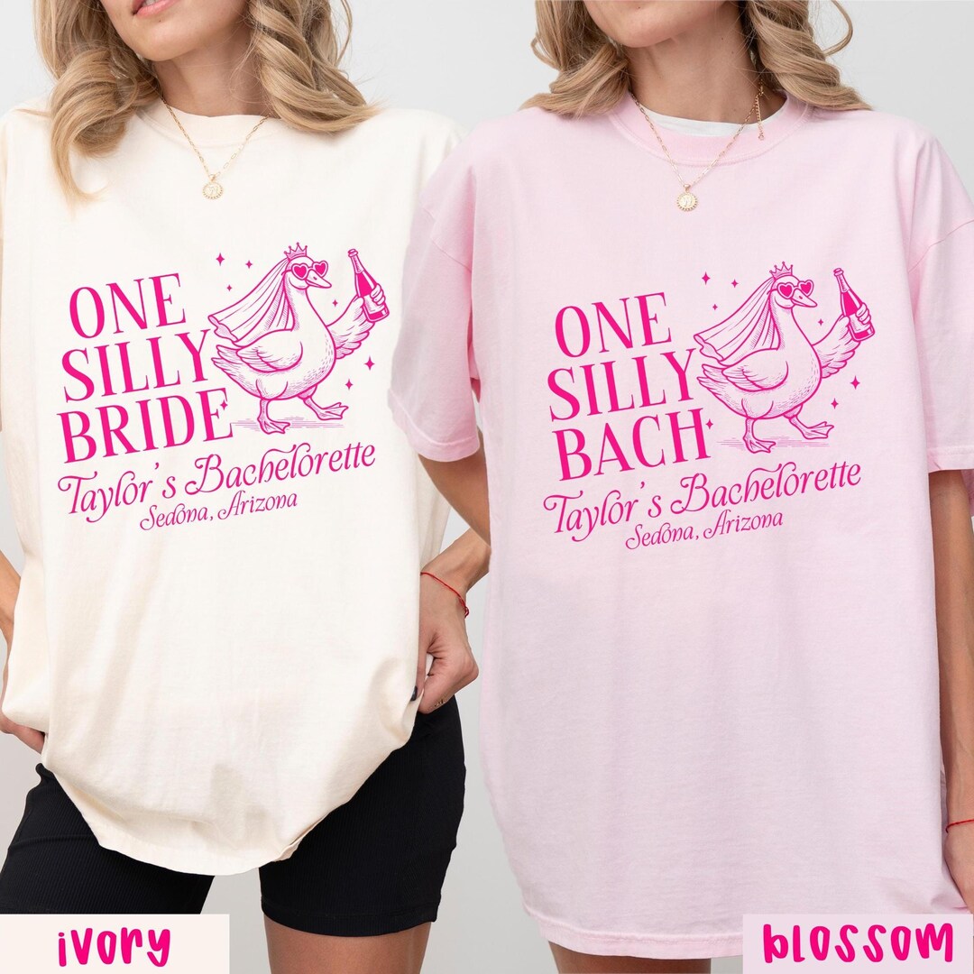 Comfort Colors Silly Goose Bachelorette Shirt, Silly Bride Goose Bridal ...
