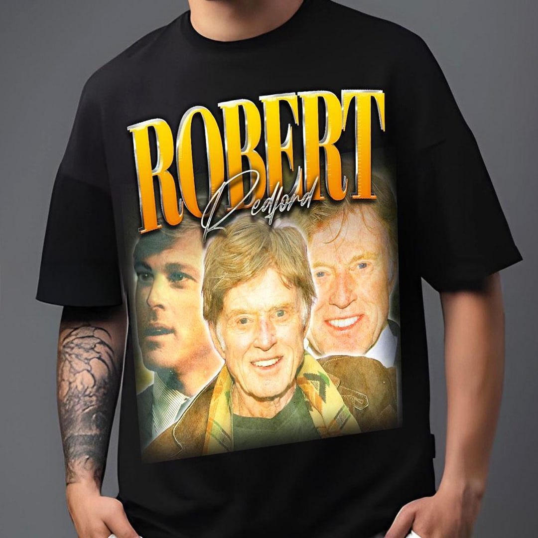 ROBERT REDFORD TEES _ Robert Redford Vintage Shirt _ Robert Redford 90s ...