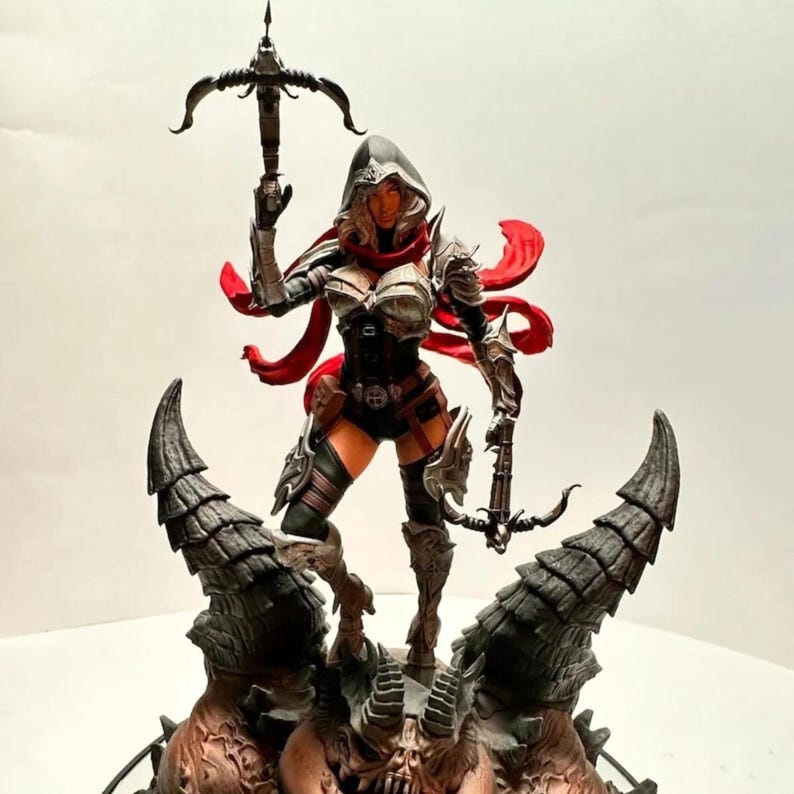 Demon Hunter Diablo Figure • Diablo III Statue • MMORPG Collectible ...
