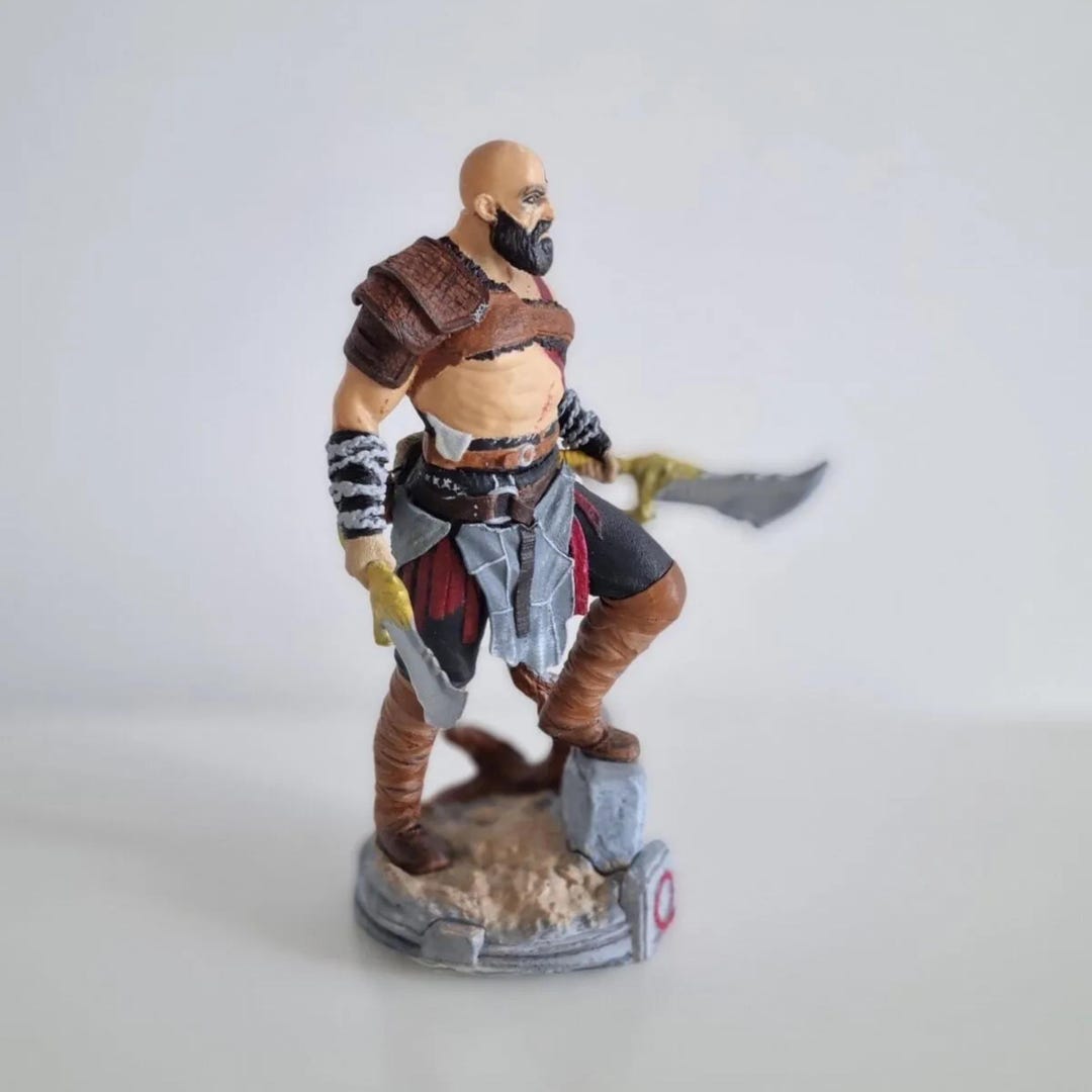 Kratos Figure • God of War Statue • God of War Collectible • Gift for ...