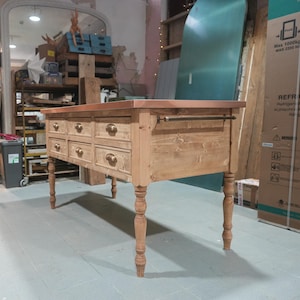 Bespoke Spindle Dairy Table Kitchen Islands - Etsy UK