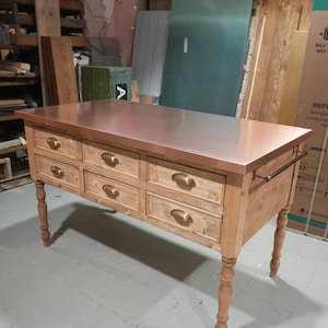 Bespoke Spindle Dairy Table Kitchen Islands - Etsy UK