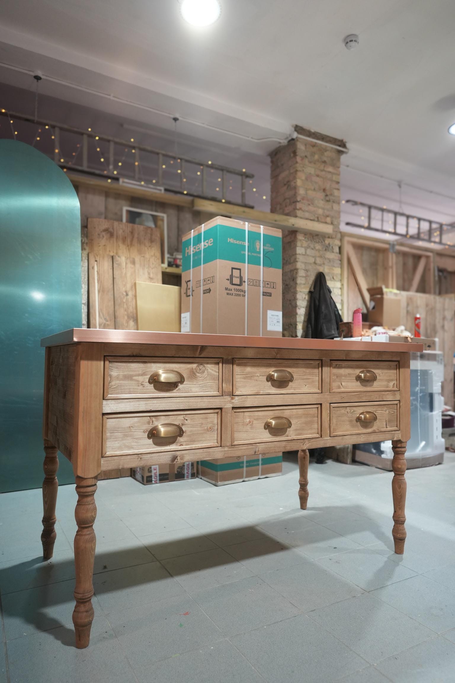 Bespoke Spindle Dairy Table Kitchen Islands - Etsy UK