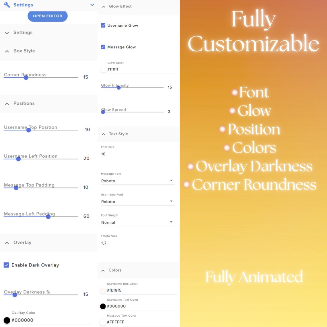 Animated Yellow Duck Chat Widget, Kawaii Twitch Stream Overlay (instant ...