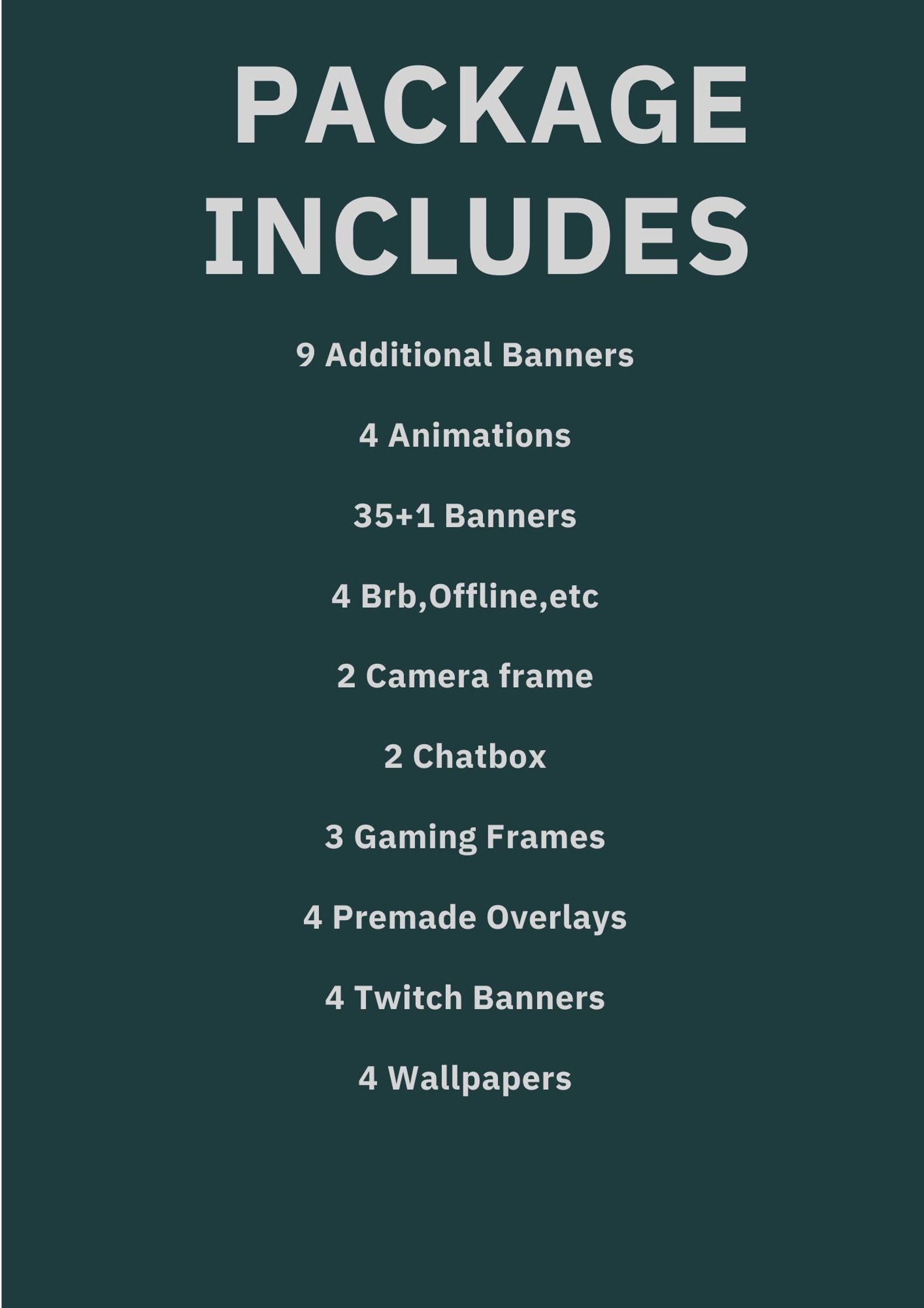 Green Swamp Stream Package: Animated Twitch Overlays & Banners (instant ...