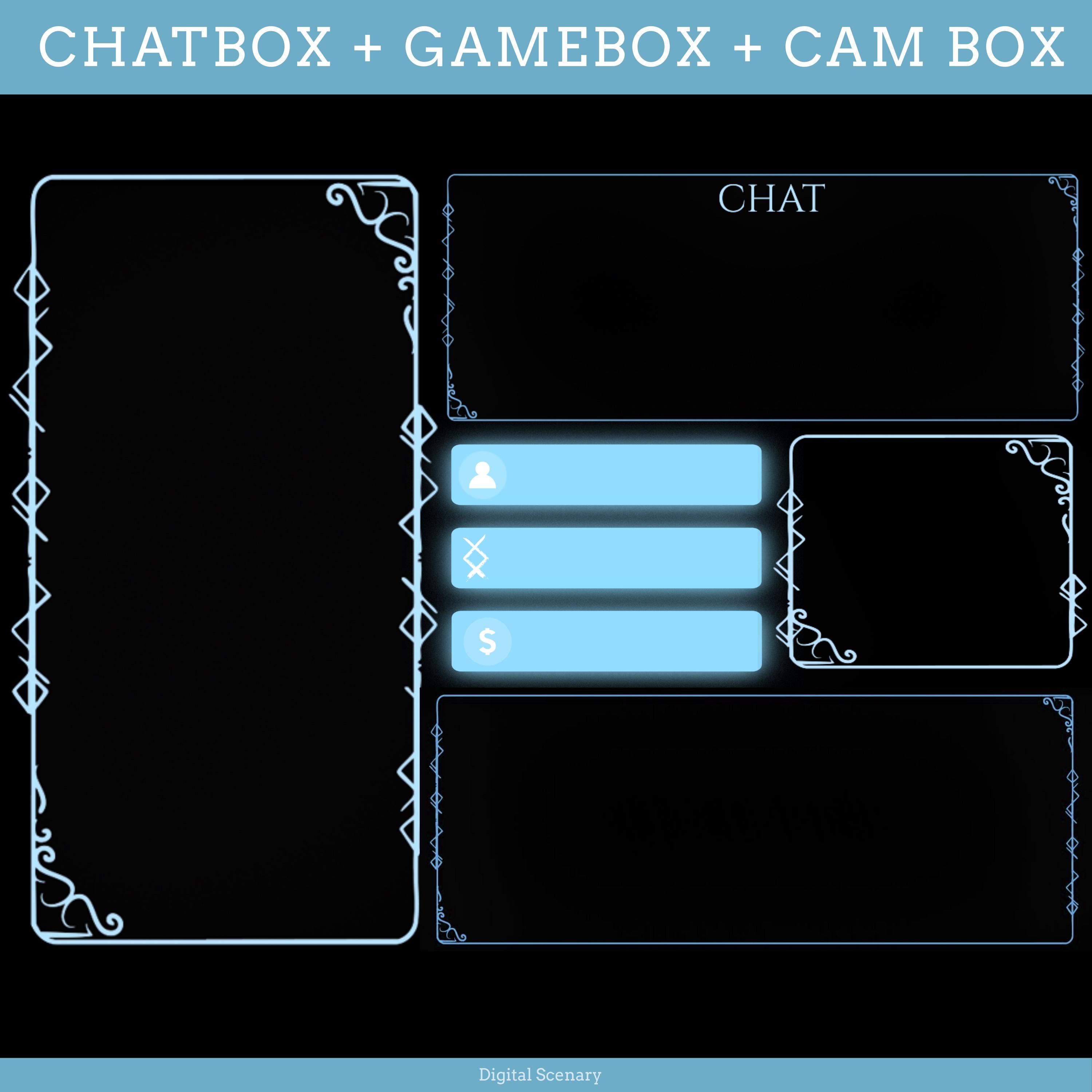 Ancient Temple Stream Overlay Pack – Fantasy Twitch Screens, Panels ...