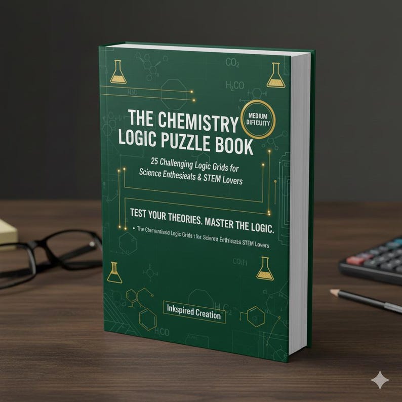 100 STEM Logic Puzzles: Science & Math Brain Teasers (PDF Download) - Etsy