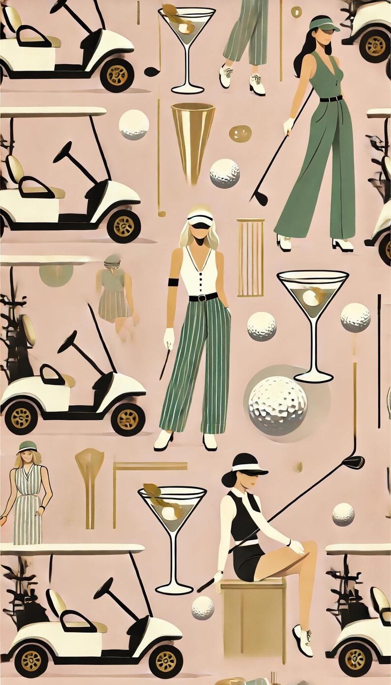 Modern Golf Designs for Phone Feminine Golf Backgrounds for the Modern ...