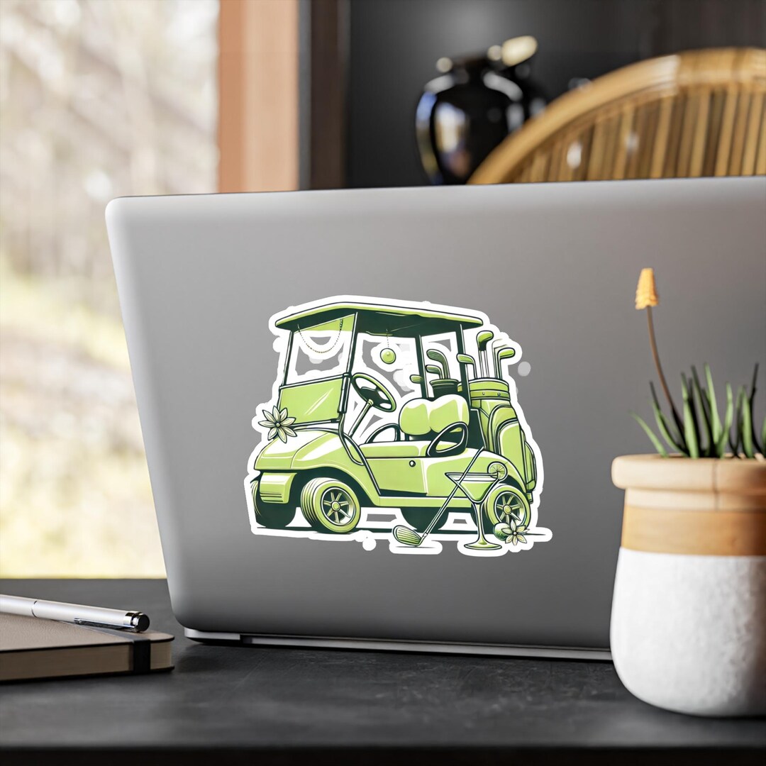 Golf Sticker Golf Cart Vinyl Sticker for Female Golf Lovers Golf Cart ...