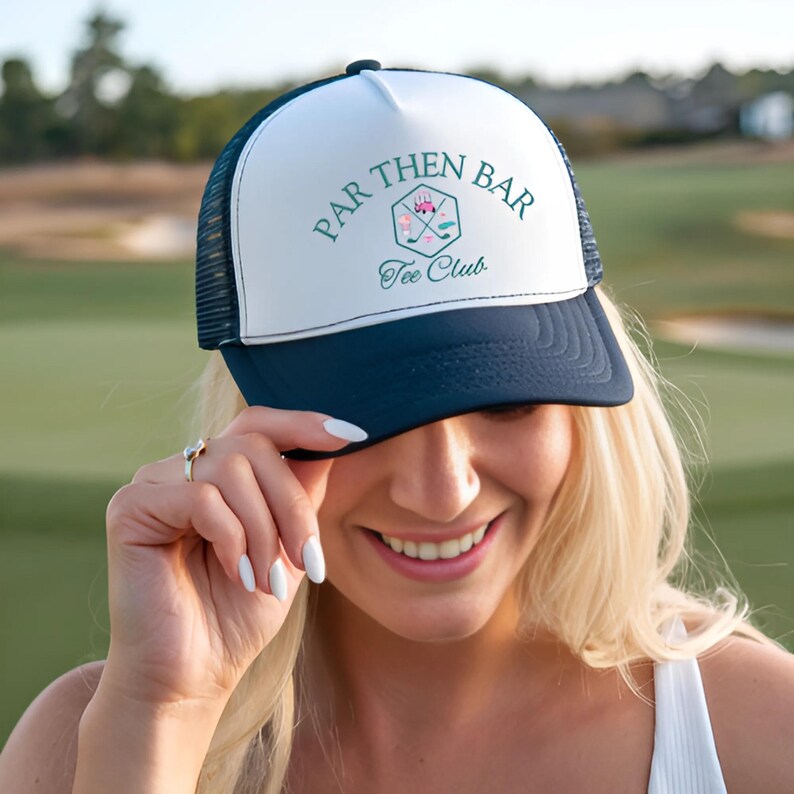 Par Then Bar Ladies Club Trucker Hat Golf Lover Cap Golf Wives Funny ...