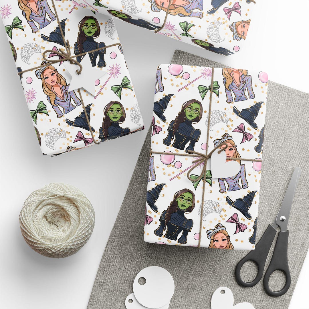 Wicked Wrapping Paper | Wicked Gift Wrap | Glossy Finish | Girl Gift ...