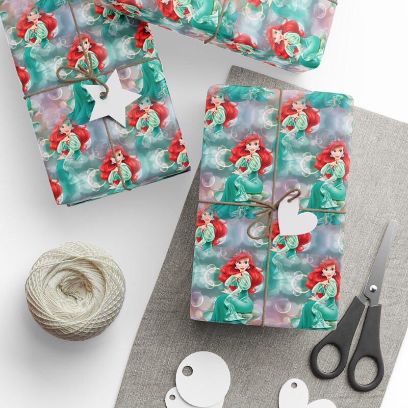 Mermaid Wrapping Paper - Etsy