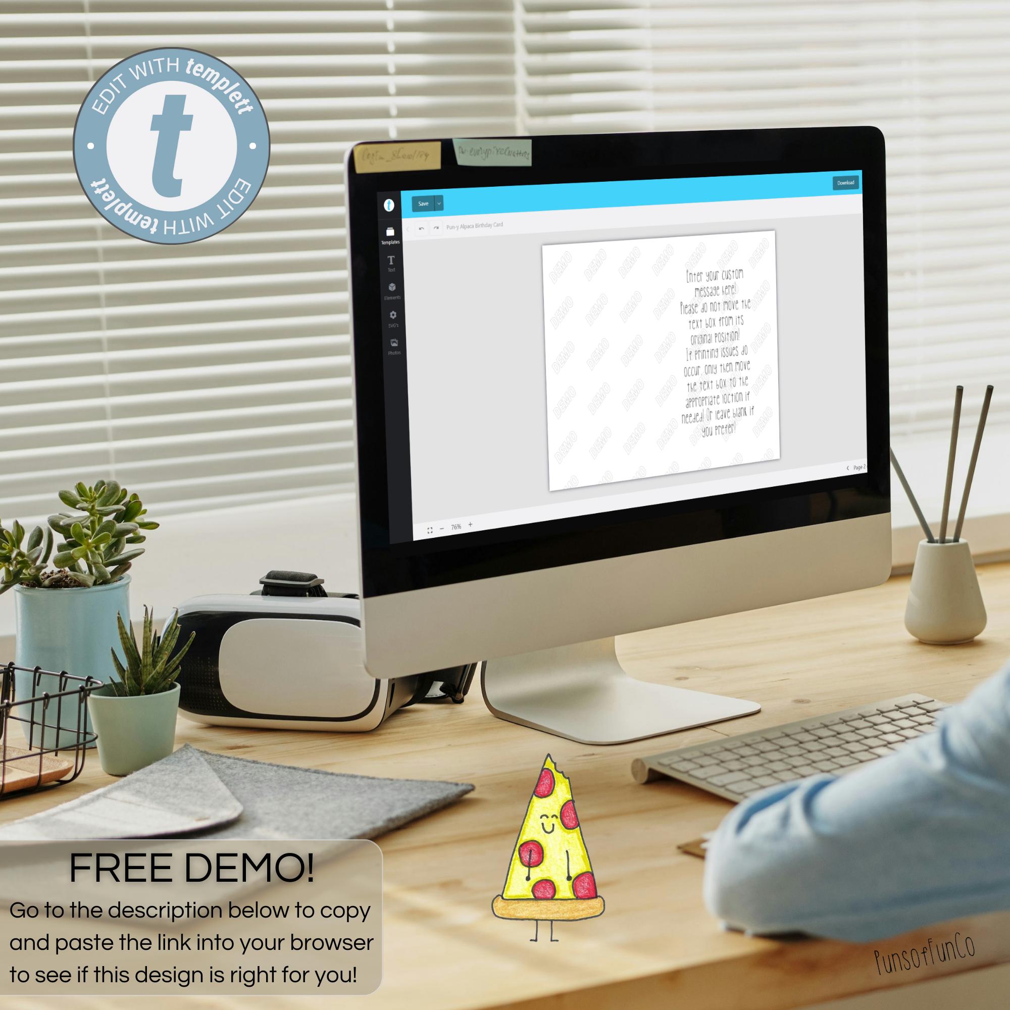 Printable Dancing Clover St. Patrick’s Day Card - Printable Card - Hand ...