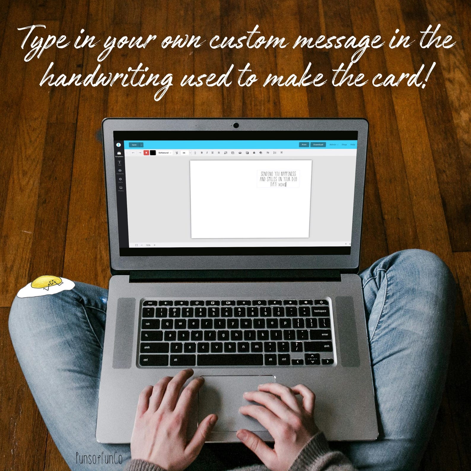 Printable Dancing Clover St. Patrick’s Day Card - Printable Card - Hand ...