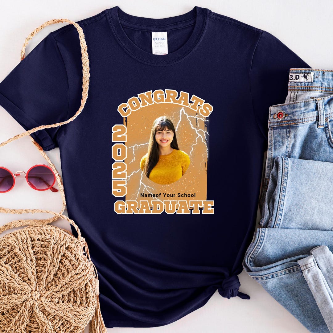 Custom Grad Shirt, Photo Grad Shirt, Personalized Grad T-shirt ...