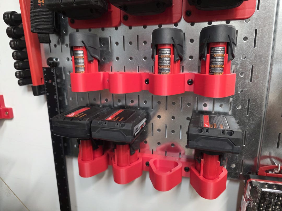 Milwaukee M12 Battery Holder HD - Etsy