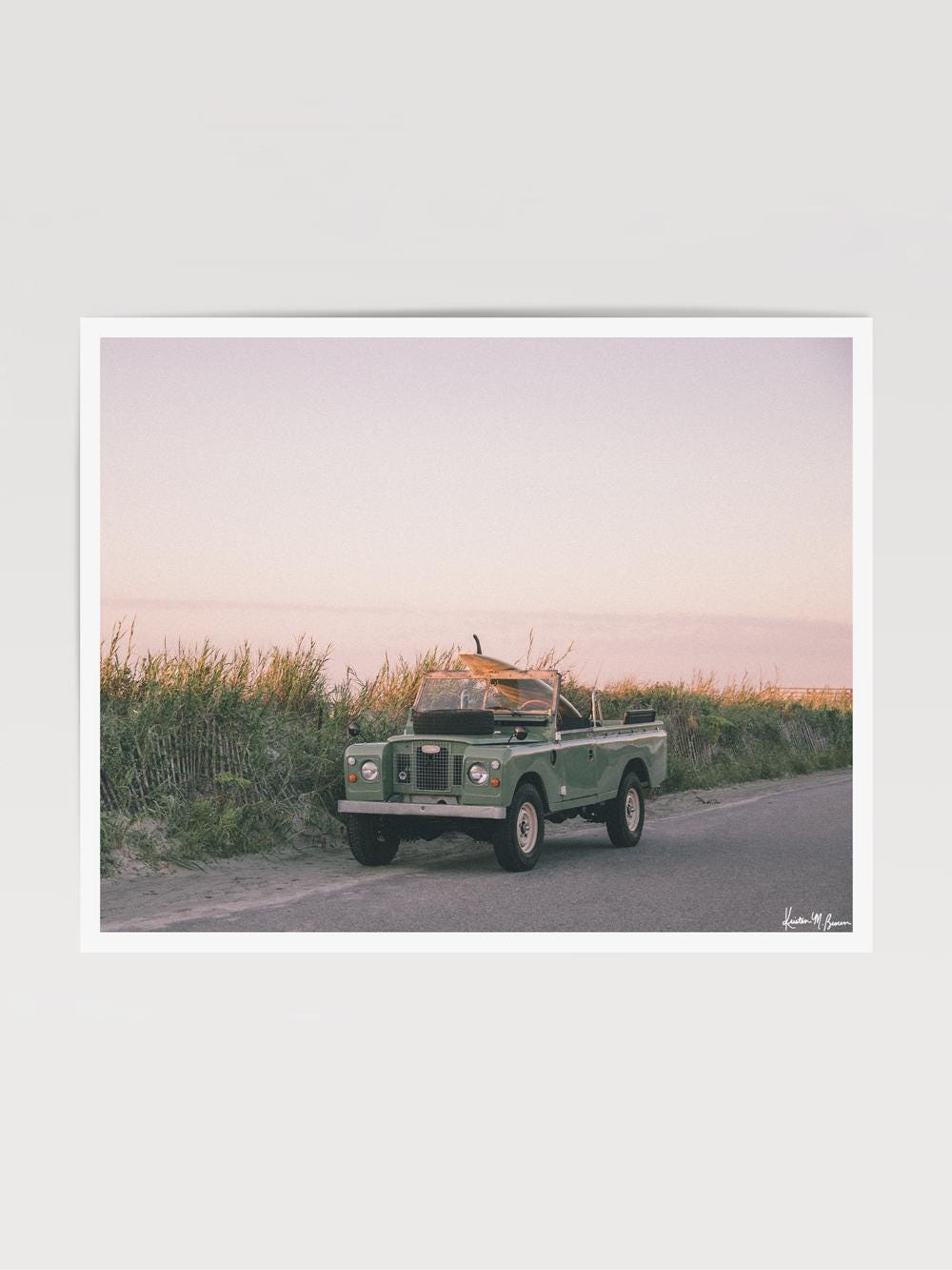 Follyday Rover - Folly Beach Surf Photo, Surfer Land Rover, Land Rover ...
