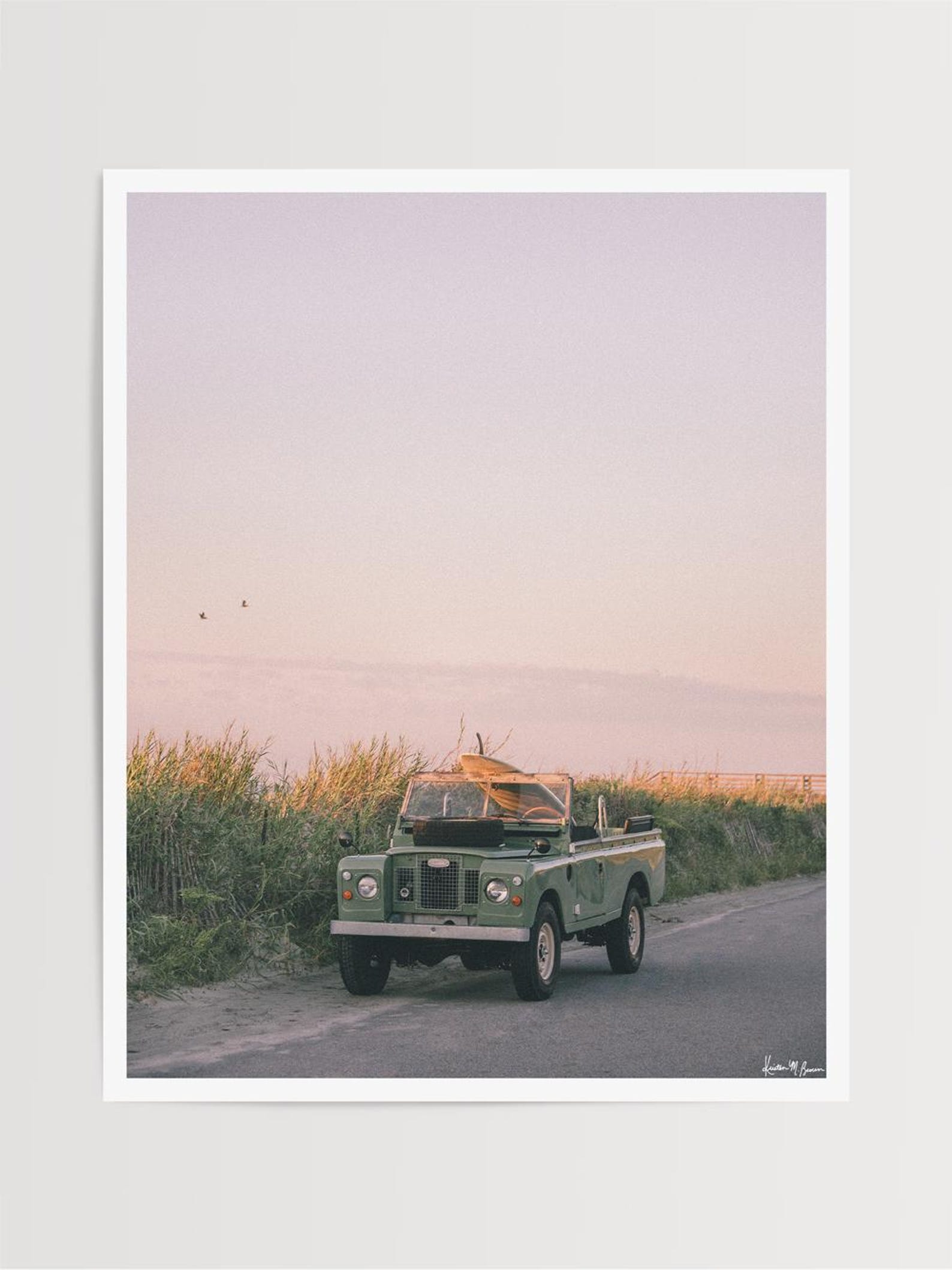 Follyday Rover - Folly Beach Surf Photo, Surfer Land Rover, Land Rover ...