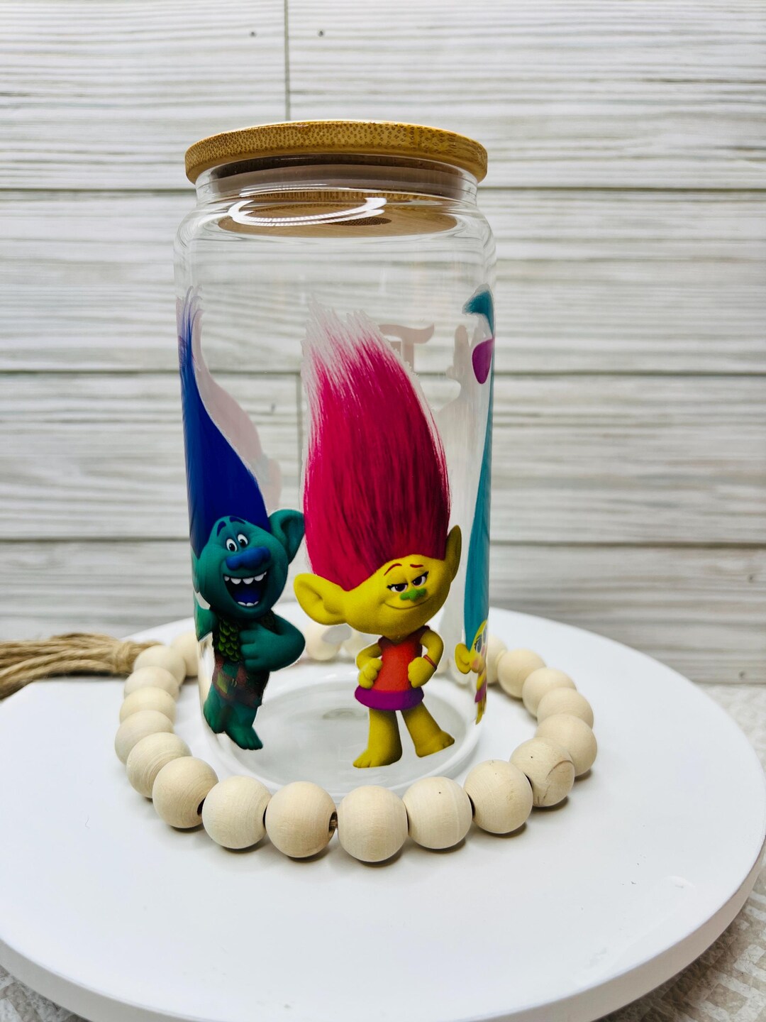 Troll Glass Cup 16oz. - Etsy