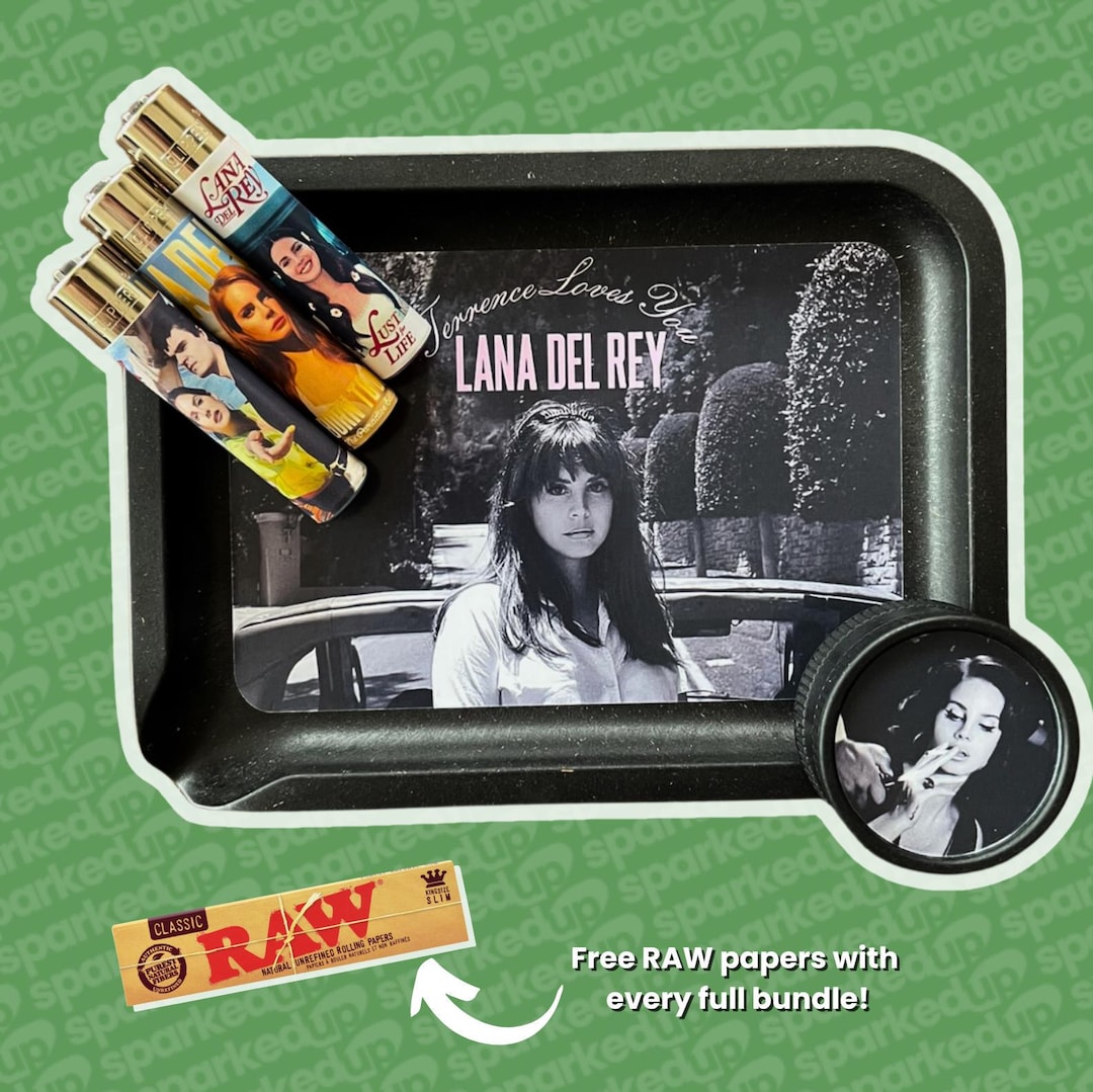 Lana Del Rey Themed Lighter, Grinder & Rolling Tray Bundle - Etsy UK