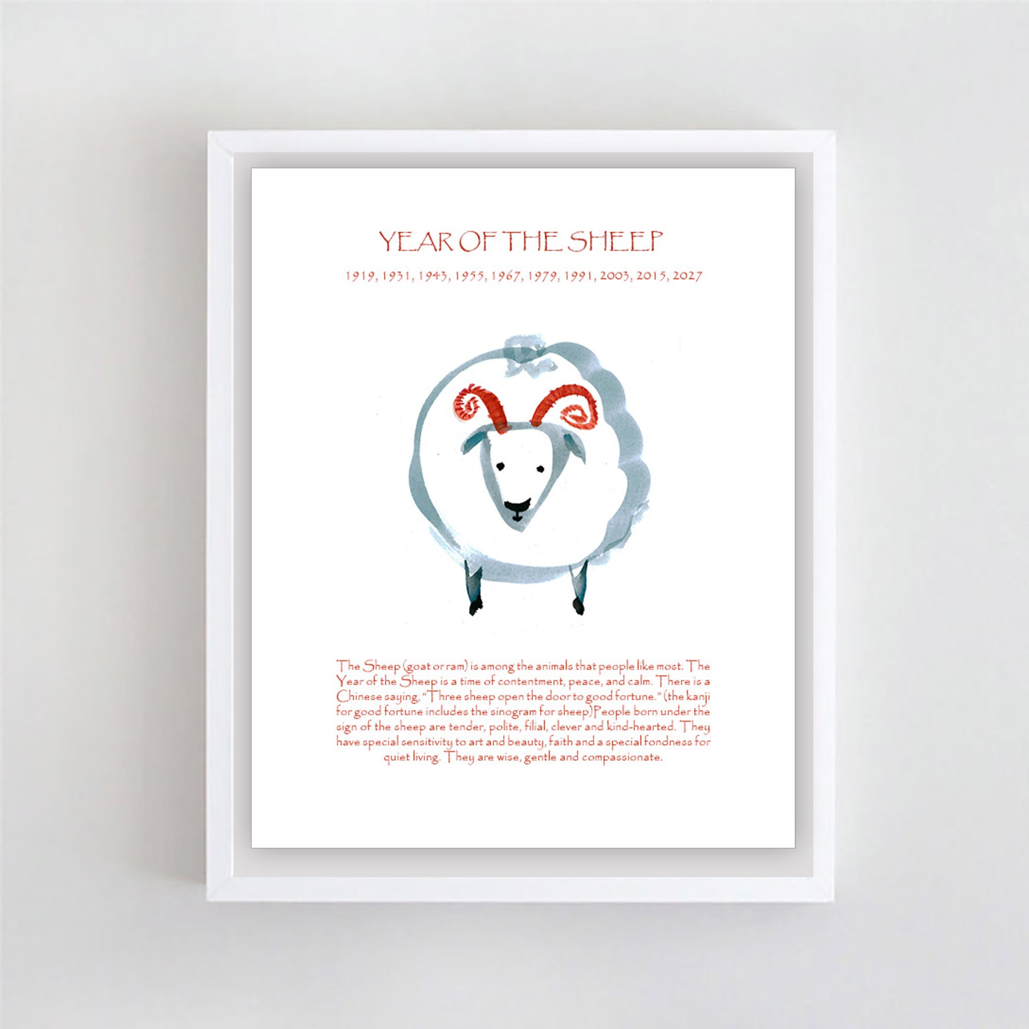 Japanese Year Of The Sheep