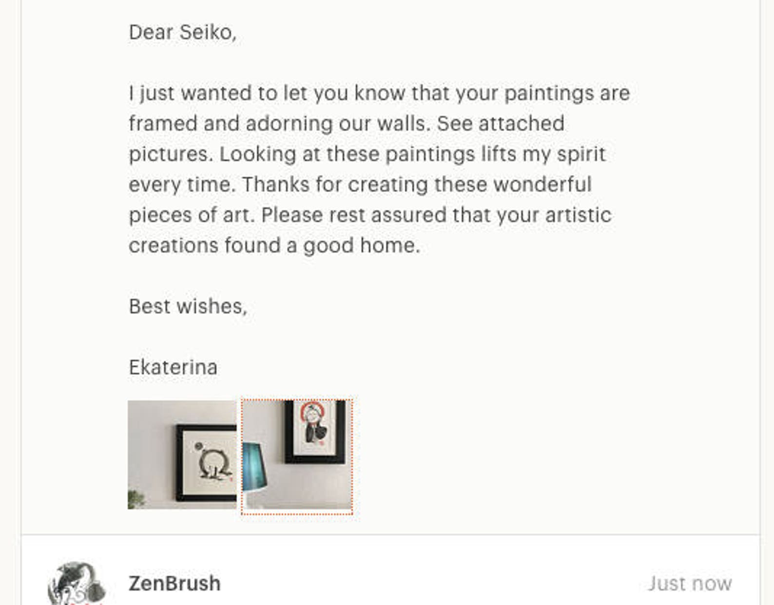 Tea, Enso Circle, Zen Art Calligraphy "have a Cup of Tea"koan Sumi-e ...