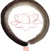 Enso Lotus Flower Calligraphy Zen Brush Hand-painted Sumi E - Etsy